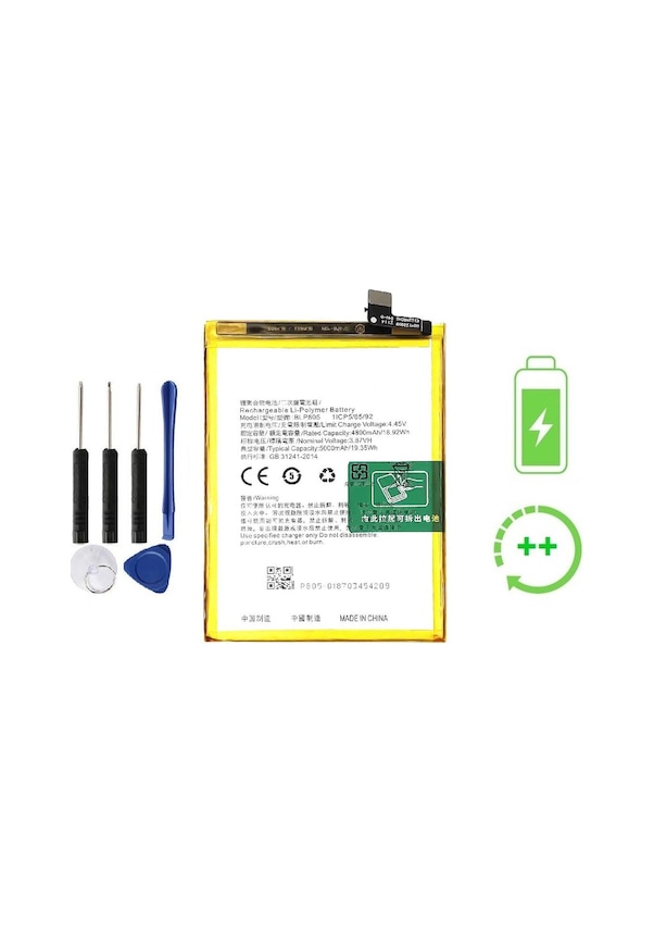 Oppo A53s İle Uyumlu Güclendirilmis İthal Batarya Blp805 Fiyatları ve ...