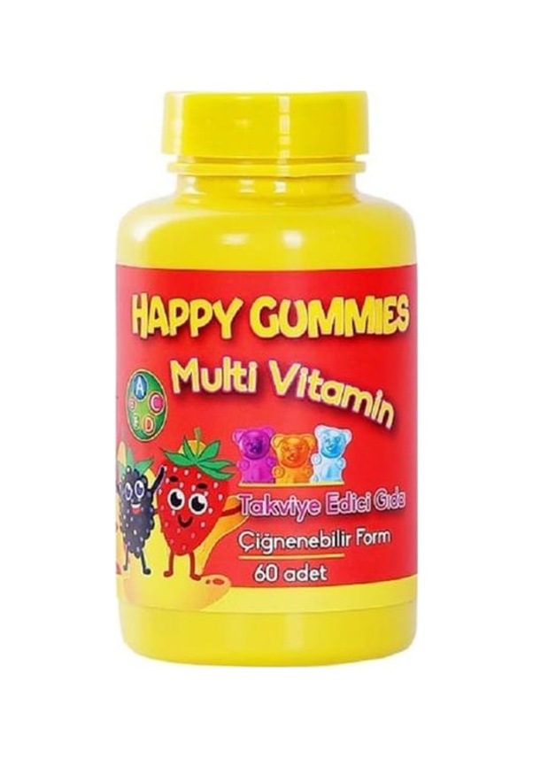 Happy Gummies Multi Vitamin 60 Çiğnenebilir Form Fiyatları ve Özellikleri
