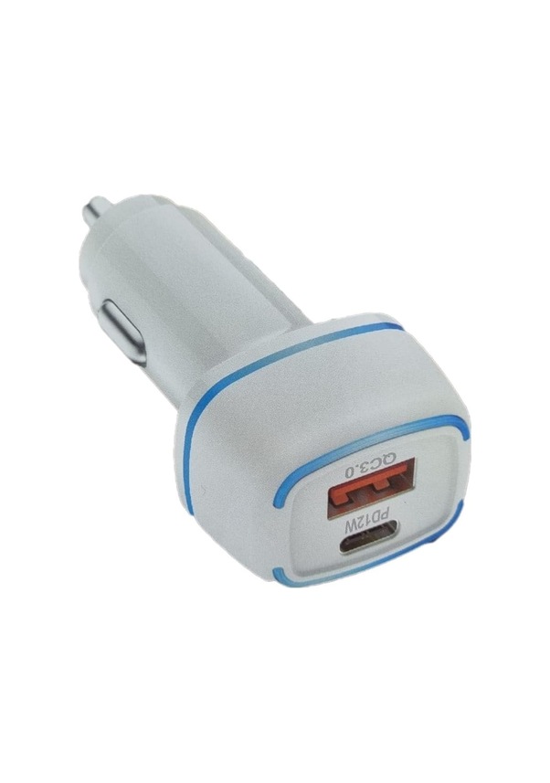 Pd Usb Araç Şarj Adaptörü Dual Port Pd 12w + Qc 3.0 12-24v Pd 5v 3.1a ...