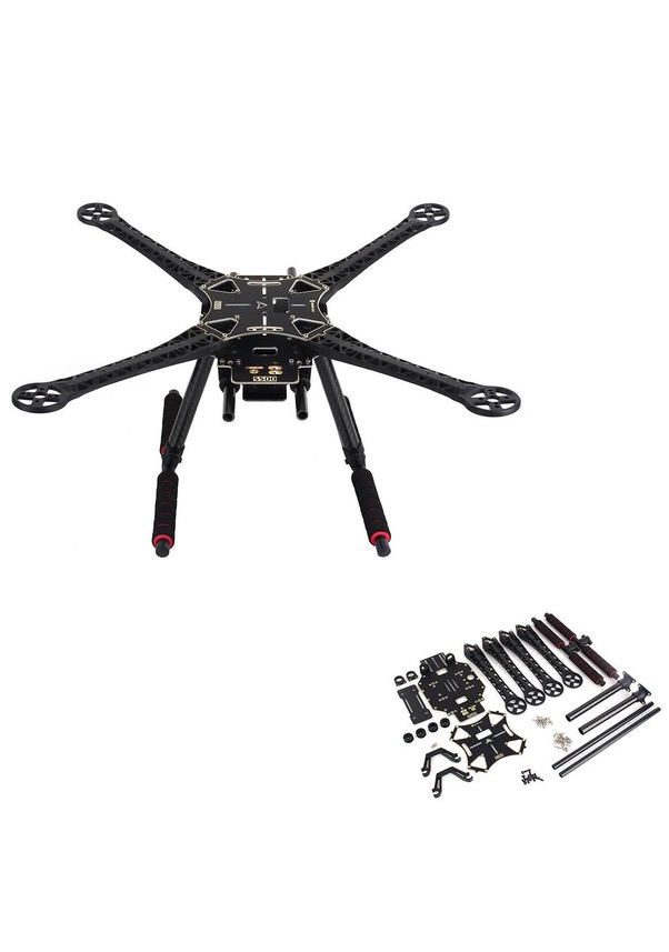 S500 quadcopter Frame gövdesi ( Karbon Fiber İniş Takımlı (Siyah ...
