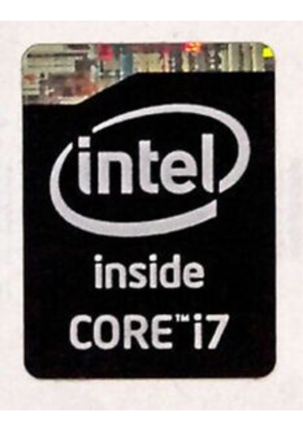OEM İntel inside Core i7 Siyah orjinal Sticker Etiket D13 Fiyatları ve ...