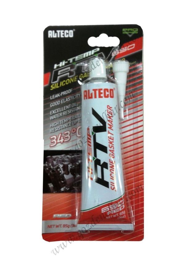 Alteco Isıya Dayanıklı Silikon Sıvı Conta Kırmızı 343C Fiyatları ve Özellikleri