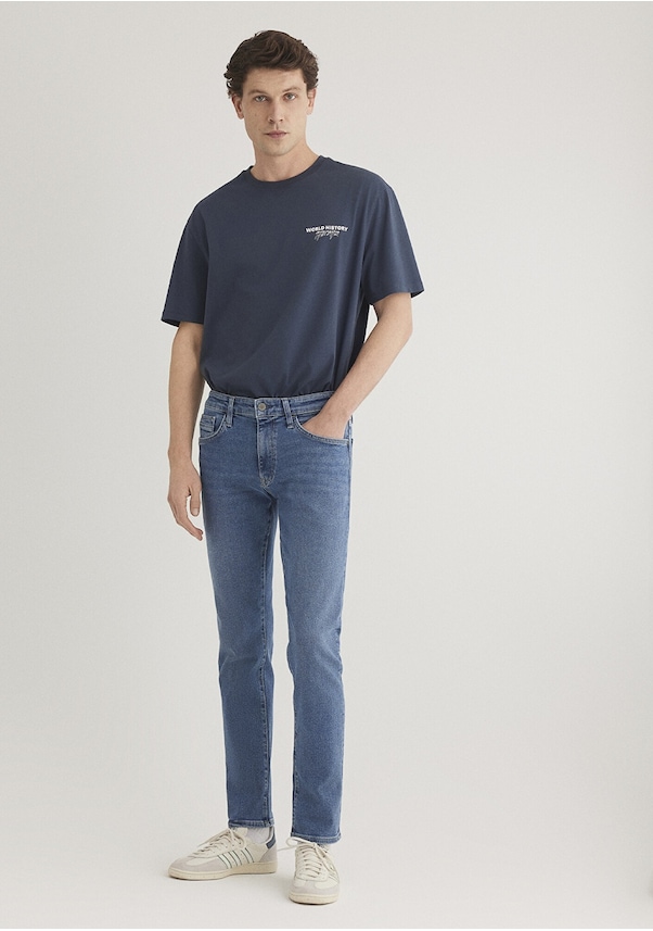 Mavi - Jake 90lar Tokk İndigo Mavisi Jean Pantolon 0042286518 Mavi 36 - 32 Fiyatları ve Özellikleri