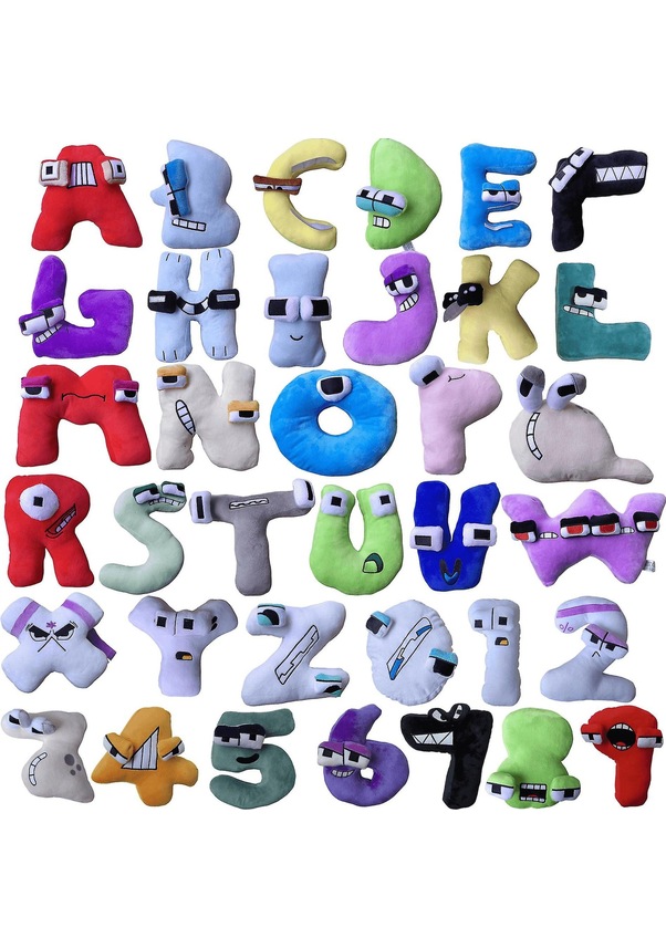 Çocuk Alfabe Efsanesi Alfabe Peluş Oyuncak Yastık Alfabe Bebek En Iyi ...