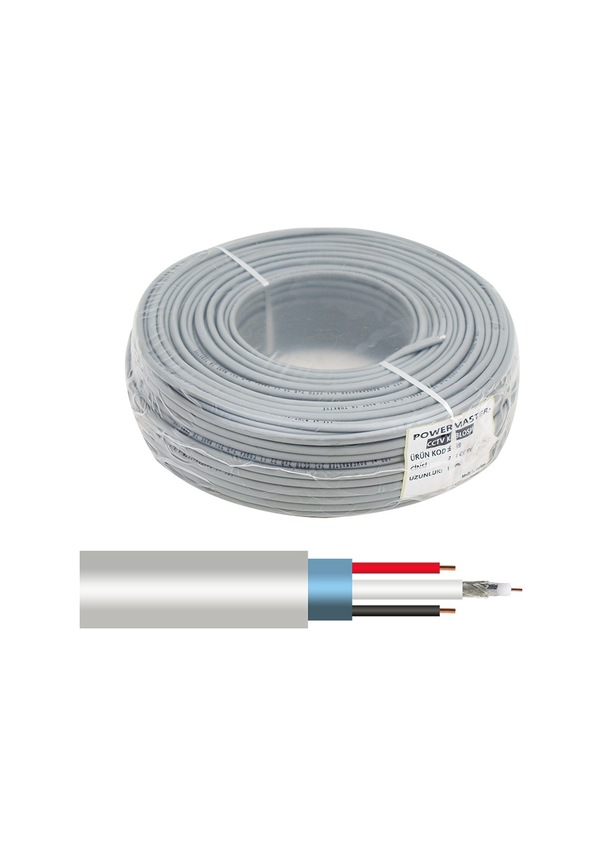 Kamera Kablosu Cctv Cca 2+1 X 0.22 100 Metre 4987 Fiyatları ve Özellikleri