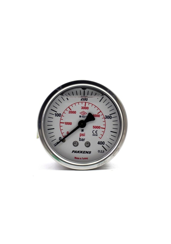 Pakkens 0-400 Bar 63 Mm Arkadan Bağlantılı Gliserinli Manometre G ... Pakkens 0-400 Bar 63 Mm Arkadan Bağlantılı Gliserinli Manometre G ...