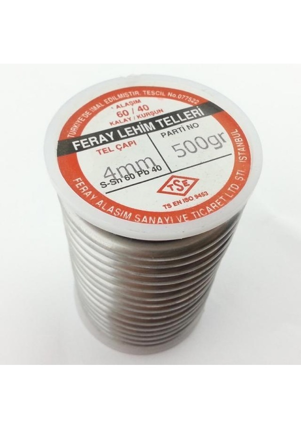 Feray Lehim Teli 500Gr 4Mm 60/40 Fiyatları ve Özellikleri