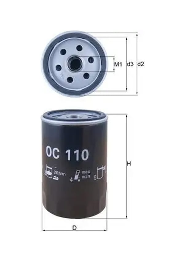 Mercedes 200e W124 Yag Filtresi 1988-1993 Mahle Oc110 Fiyatları ve Özellikleri