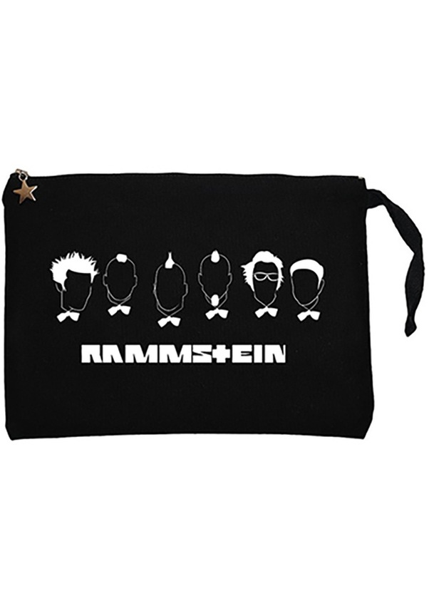 Rammstein Drawing Siyah Clutch Astarlı Cüzdan / El Çantası Fiyatları ve ...