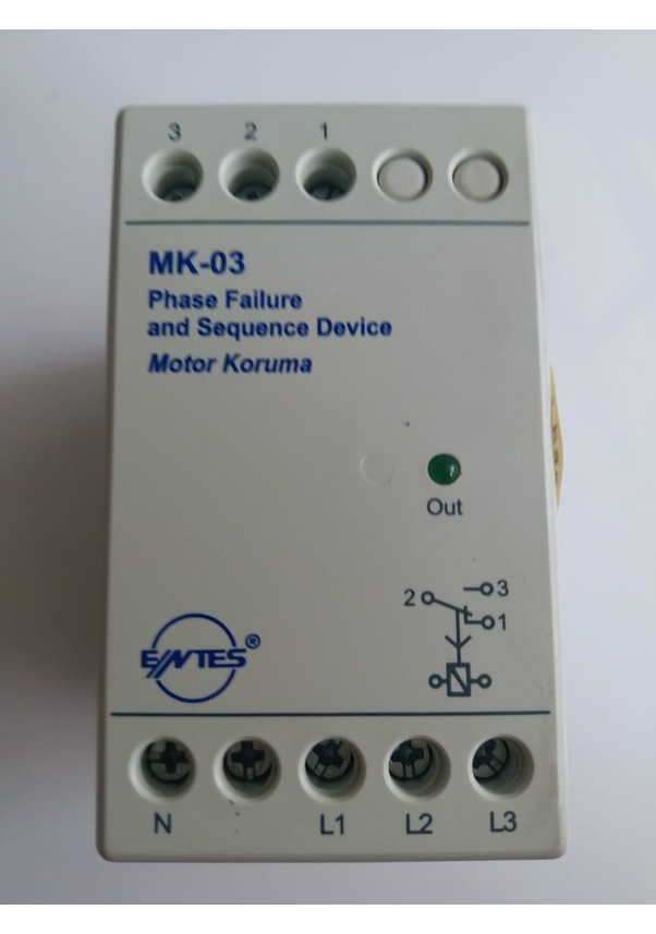 ENTES MK-03 MOTOR KORUMA ROLESİ Fiyatları ve Özellikleri