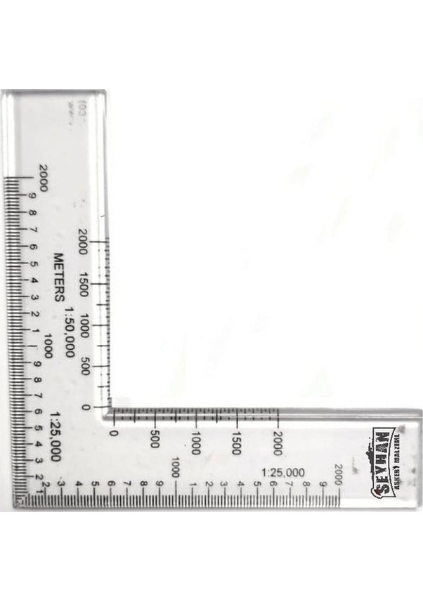 L Minkale - Harita Cetveli -askeri Cetvel Standart Fiyatları ve Özellikleri