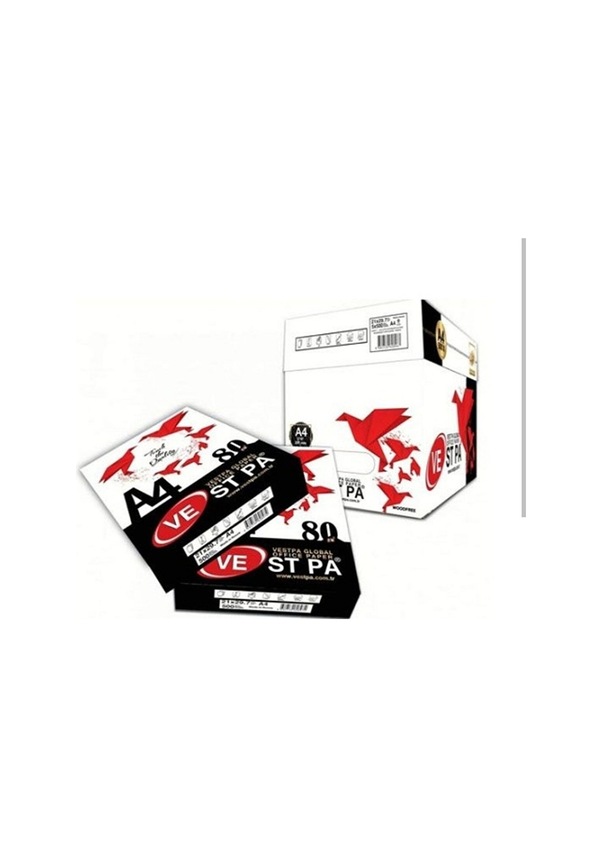 Vestpa A4 80 G Fotokopi Kağıdı 5'li Koli Fiyatları ve Özellikleri