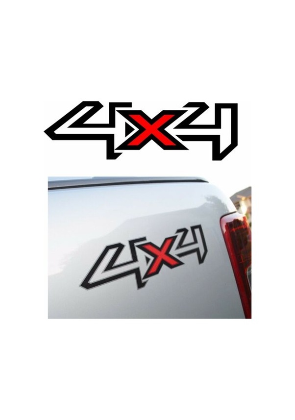 4x4 Sticker Off road Yapıştırma ufak boy 18cm 2 Adet Fiyatları ve ...