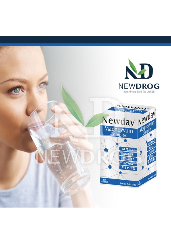 Newday Magnezyum Complex 60 Kapsül Fiyatları ve Özellikleri