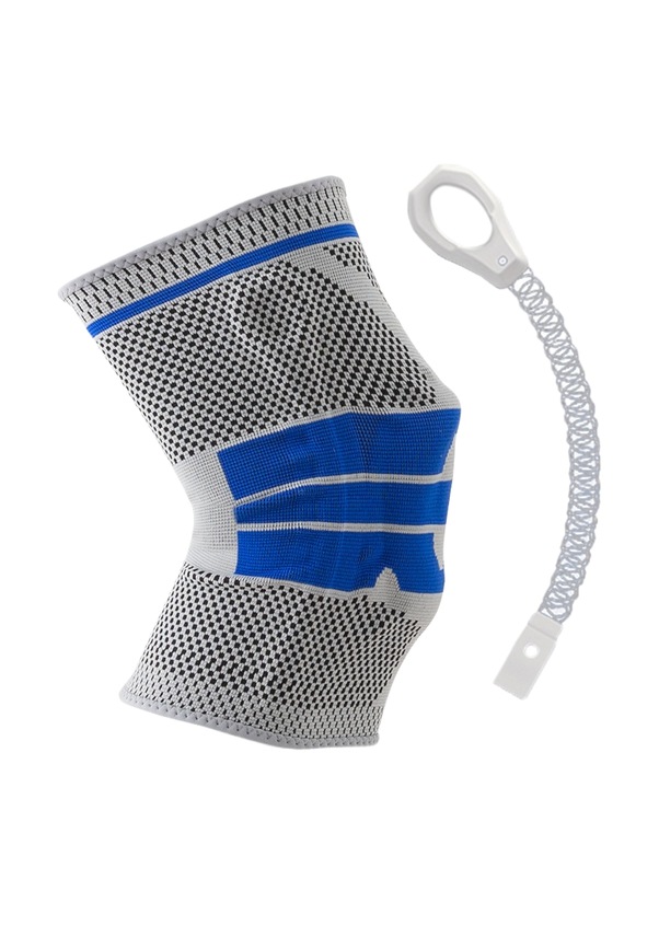1 Adet Profesyonel Spor Koşu Diz Koruyucusu Dizlik-gri Mavi M0101 M ...