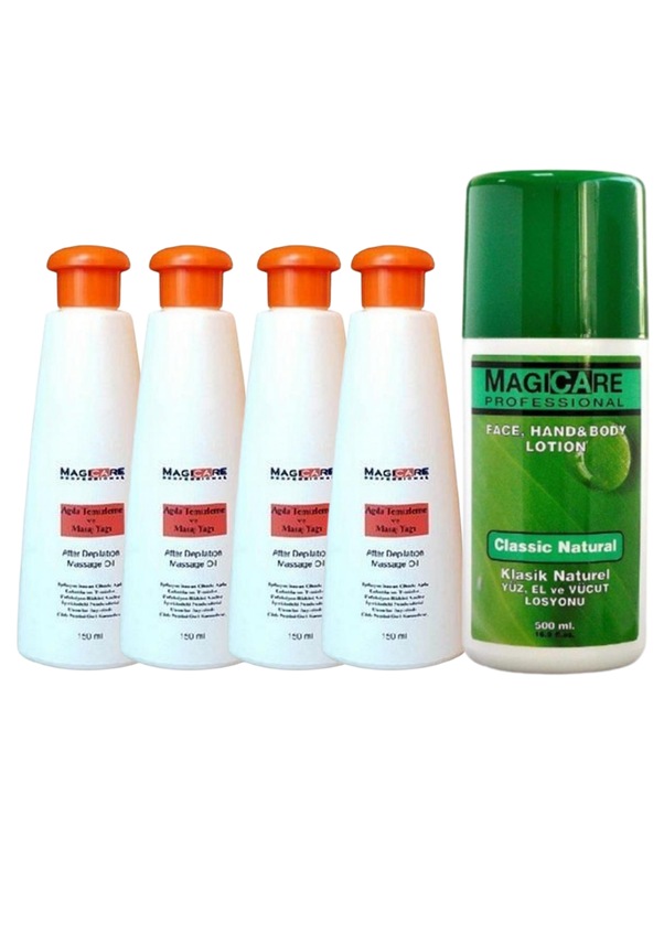 Magicare Ağda Temizleme Yağı 4 X 150 Ml + Magicare El Ve Vücut Losyonu ...