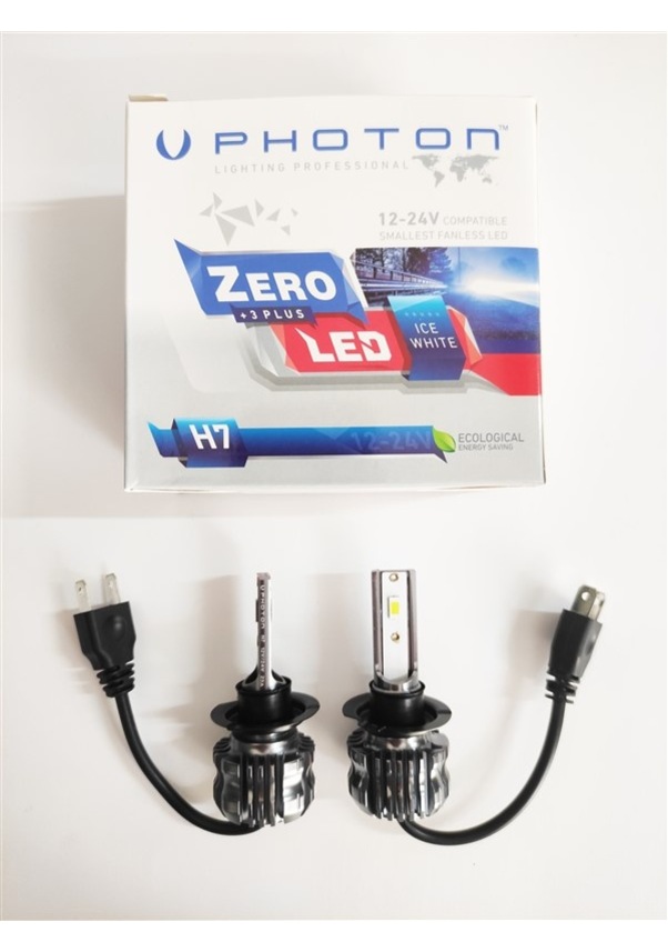 Photon Zero H7 +3 Plus 12V-24V Fansız Led Xenon Buz Beyaz Fiyatları ve ...