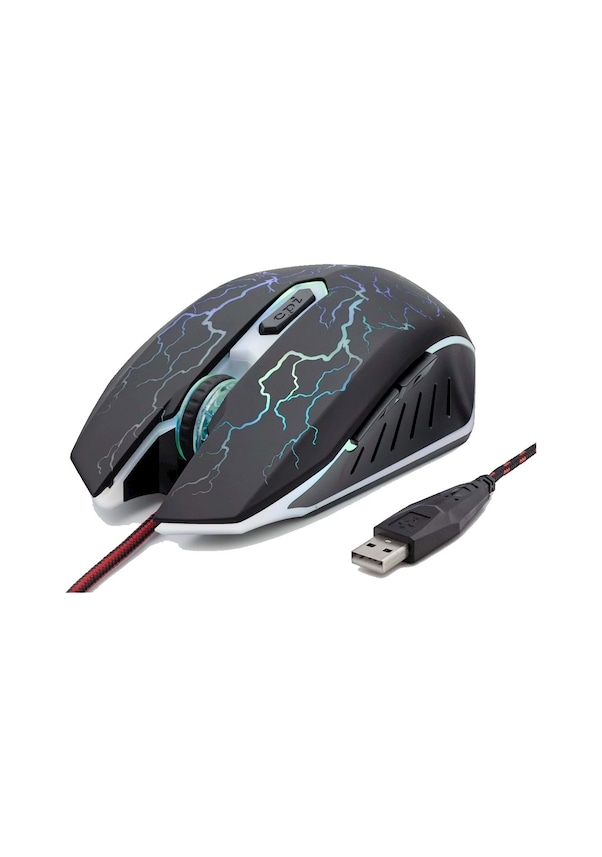 Hadron HD5671 Işıklı Kablolu Oyuncu Mouse Siyah Fiyatları ve Özellikleri