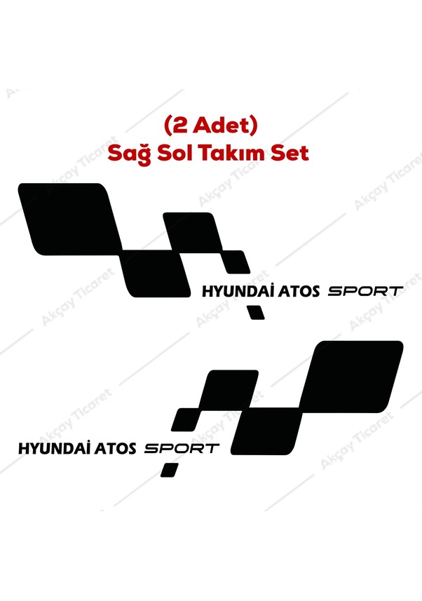 Hyundai Atos Kapı Altı Sticker Hyundai Atos Sticker Oto Sticker ...