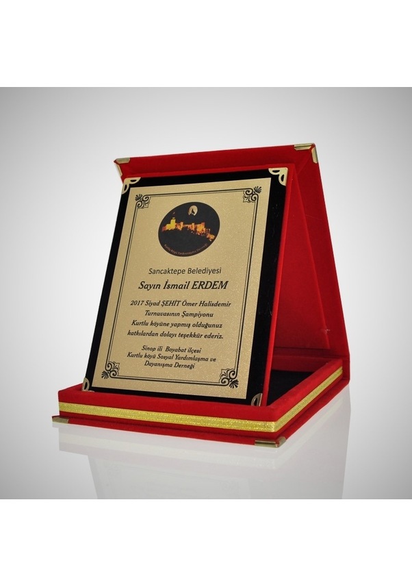 Plaket Ödül Derece Başarı Anı Hediye Plaketleri 9 x 12 CM Fiyatları ve ...