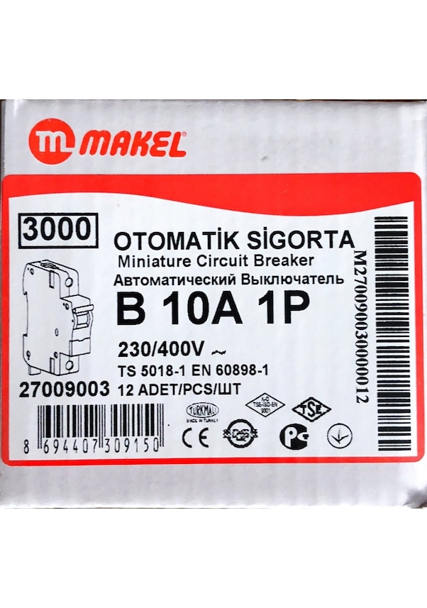MAKEL W OTOMAT SİGORTA 32A AMPER Fiyatları ve Özellikleri