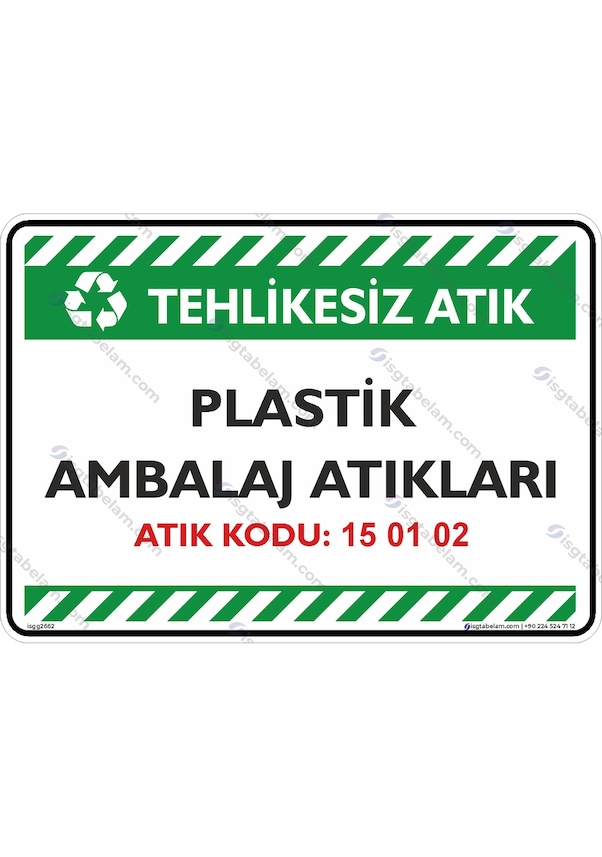 Plastik Ambalaj Atıkları Atık Kodu: 15 01 02 Fiyatları ve Özellikleri