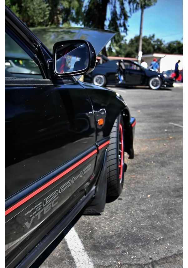 Honda Civic Ef Dohc Vtec Programmed Fuel Injection Sticker Beyaz ...