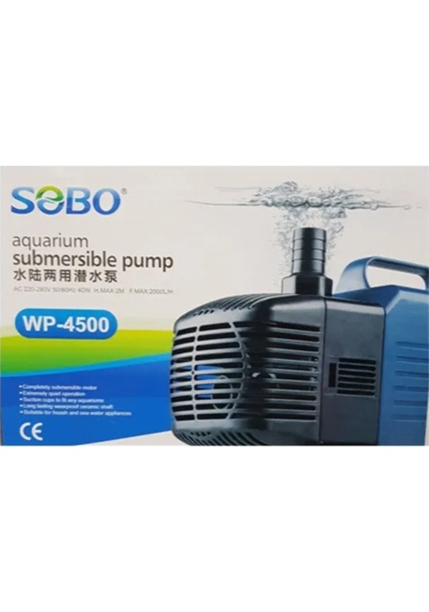 Sobo Wp-4500 Akvaryum Kafa Sump Motoru, 2000 Litre/saat Fiyatları ve Özellikleri