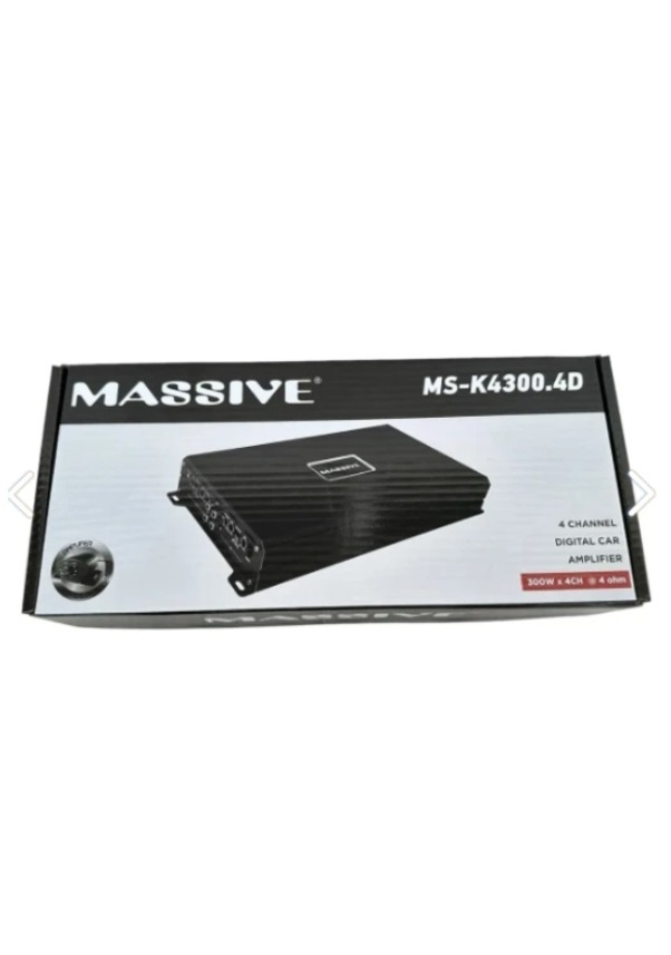 Massive MS-K4300.4D 4x300 W RMS Profesyonel Oto Amfi Fiyatları ve ...