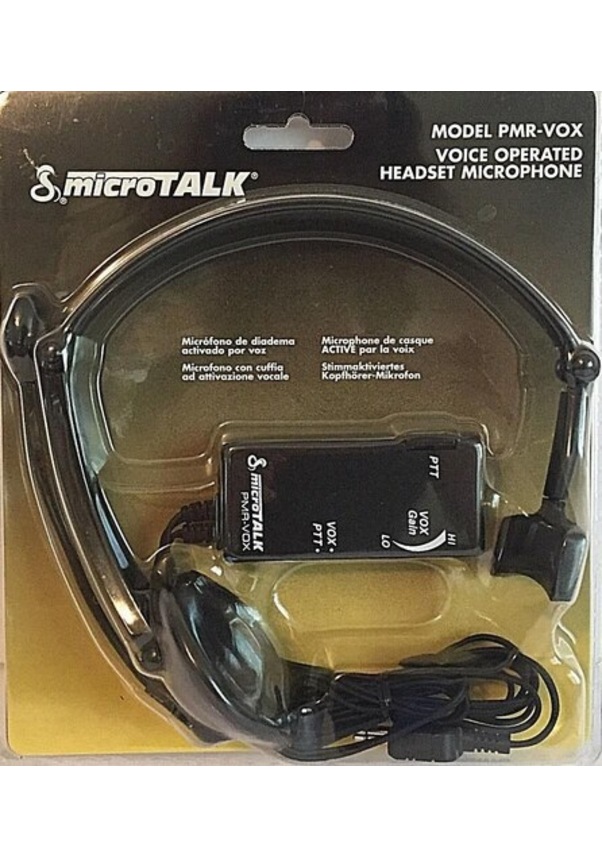 Cobra PMR-VOX Microtalk Mikrofonlu Kumandalı Kulak Üstü Kulaklık Siyah ...