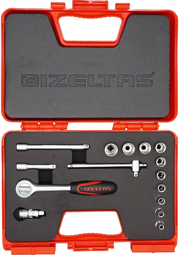 İzeltaş 1107 1/4' Altı Köşe Lokma Anahtar Takımı 15 Parça - 1107006015 ...