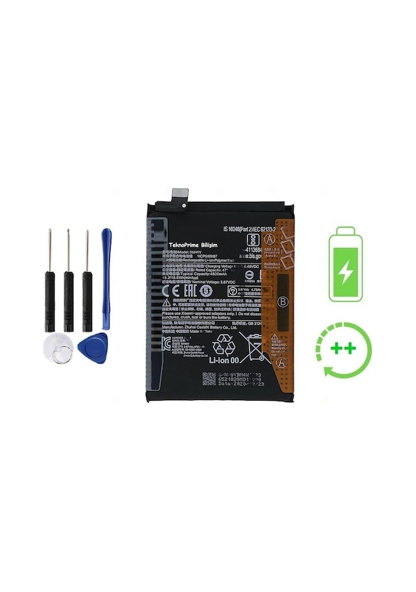 Xiaomi Mi 10t Lite 5g İle Uyumlu Güclendirilmis İthal Batarya Bm4w ...