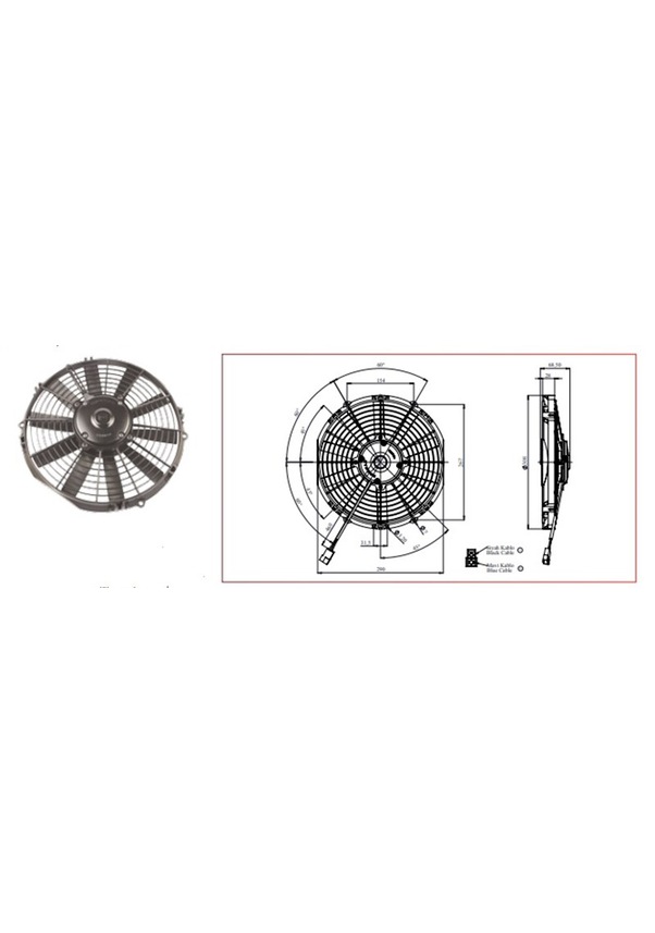 Kormas 12V Fan Motoru Emici Aksiyel 11 " N11.5616 Fiyatları ve Özellikleri