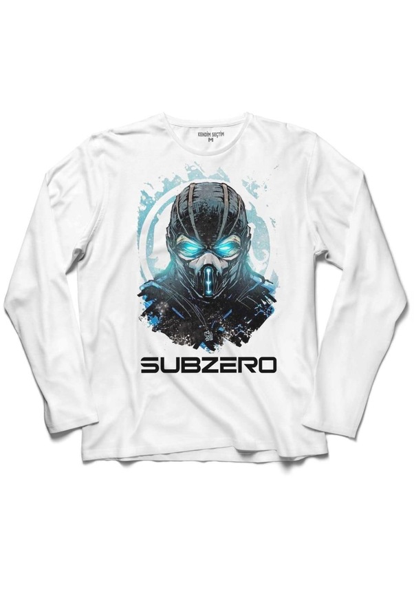 Mortal Kombat Sub Zero Logo Uzun Kollu Tişört (518429380) Fiyatları ve ...