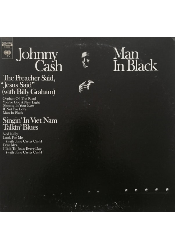 JOHNNY CASH - Man İn Black , LP 1971 Folk Fiyatları ve Özellikleri