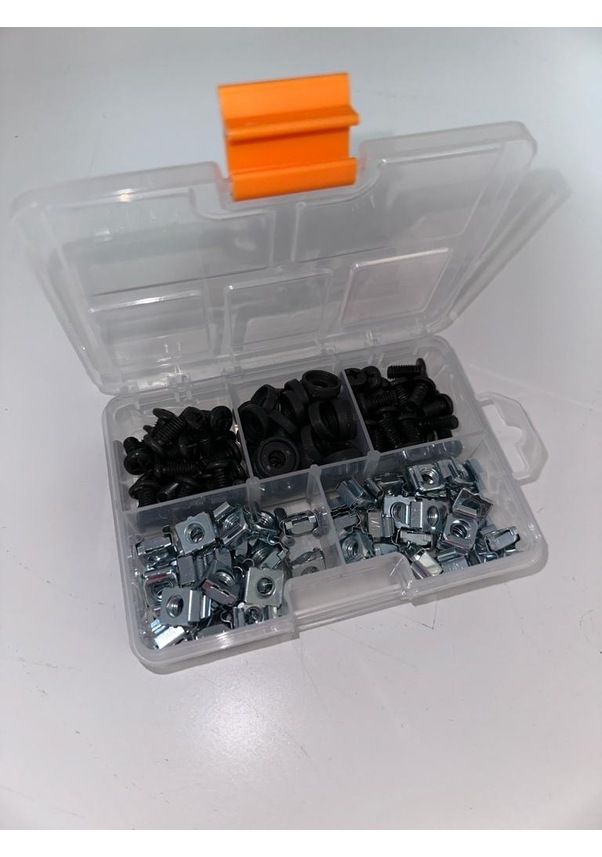 Rack Kabinet Server M6 Kafes Somun ve M6 Vida 50 Adet Fiyatları ve Özellikleri