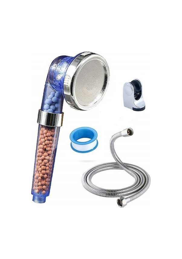 Haikou Yüksek Tasarruflu Su Negatif İyonik Hortumlu Filtre Duş Başlığı ...