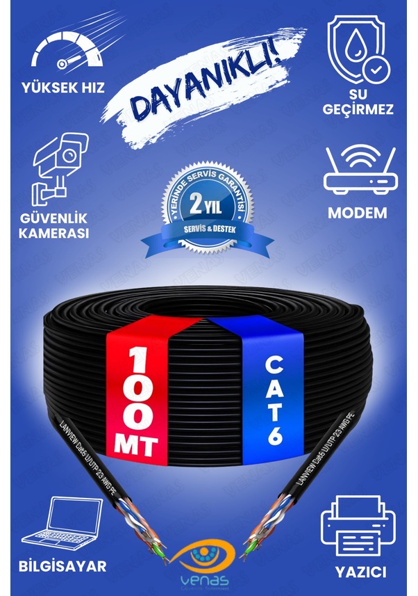 Cat 6 Kablo 100 Metre Fiyatları ve Özellikleri