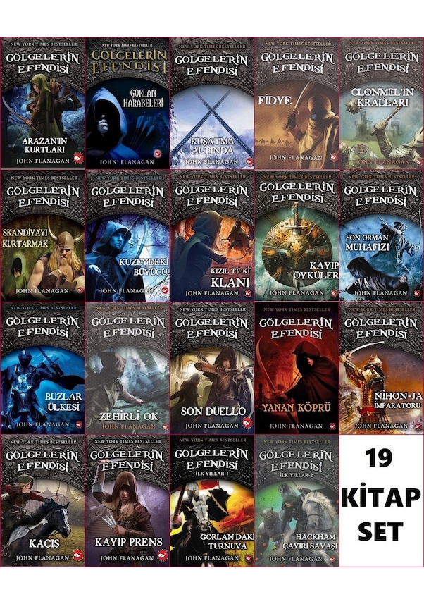 Gölgelerin Efendisi + İlk Yıllar 19 Kitap Set - John Flanagan Fiyatları ve Özellikleri
