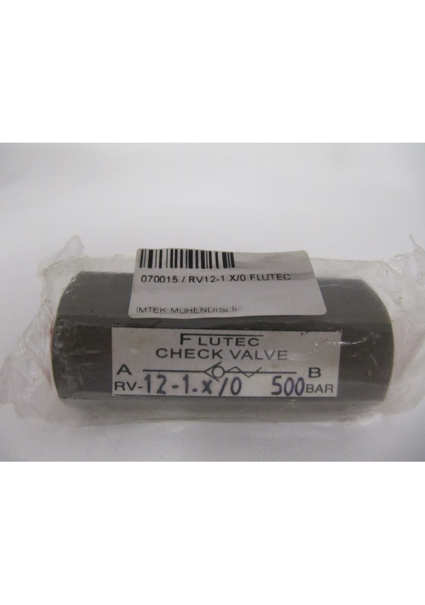 Flutec RV12-1.X/0 Check Valve Fiyatları ve Özellikleri