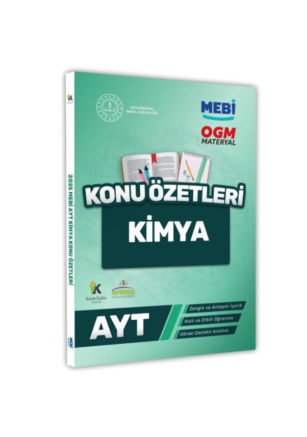 2025 Yks-ayt Mebi-ogm Kimya Pratik Konu Özet Kitabı Renkli A4 Fiyatları ve Özellikleri