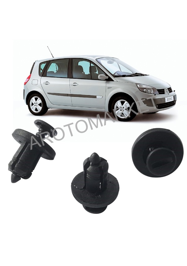 Renault Scenic Tampon Motor Kaplama Klipsi 7703072360 427777018 - Paket ...