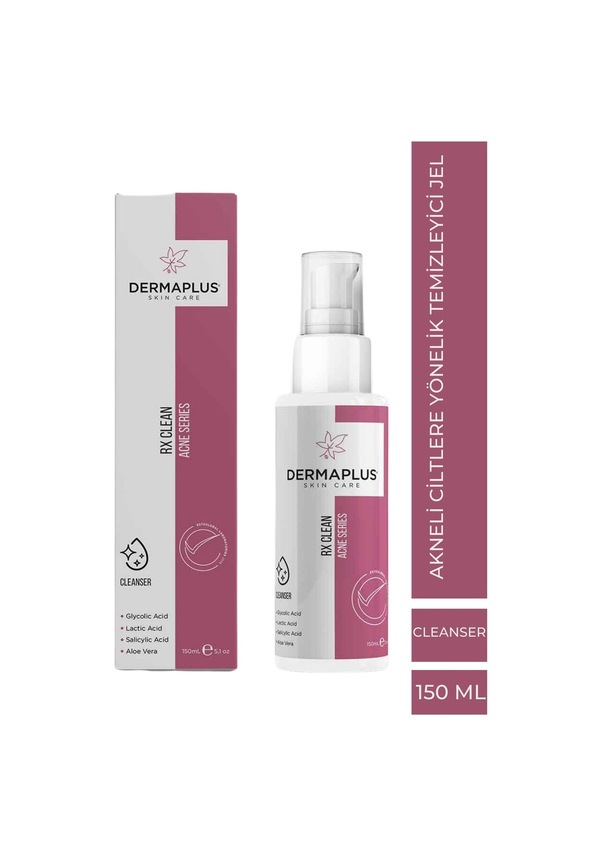 Dermaplus Rx Clean Yağlı ve Akneli Ciltler İçin Yüz Yıkama Jeli 150 ML ...