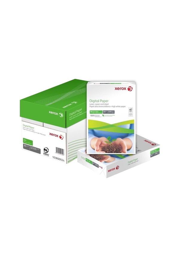 Xerox A4 Digital Fotokopi Kağıdı 80 Gram 500 Yaprak 5'Li Koli Fiyatları ...