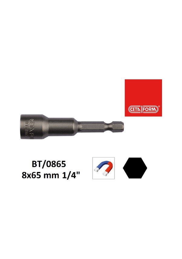 Ceta Form Bt/0865 Manyetik Lokma Uç 8-65 Mm Fiyatları ve Özellikleri