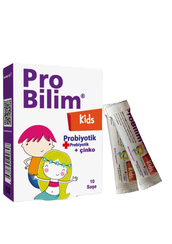 Bbi İlaç Probilim Kids Probiyotik + Prebiyotik + Çinko 10 Saşe ...