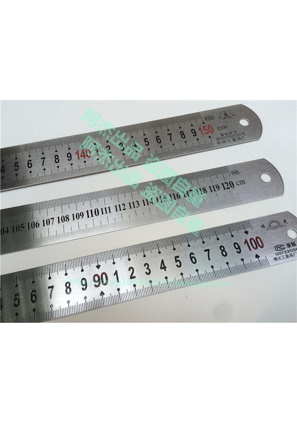 Çelik Cetvel Kalınlaştırılmış Ve Genişletilmiş Şeffaf Plastik Uzun Düz ...