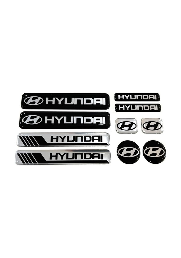 Hyundai Sticker Seti Gümüş 10 Parça Fiyatları ve Özellikleri