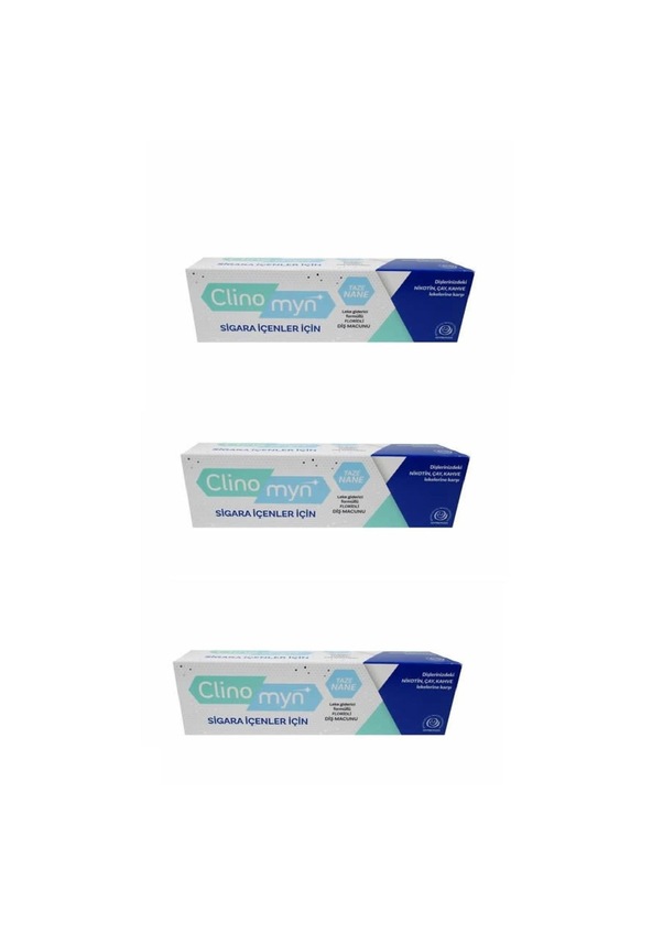 Clinomyn Smokers Sigara İçenler için Diş Beyazlatan Diş Macunu 75 ML x ...