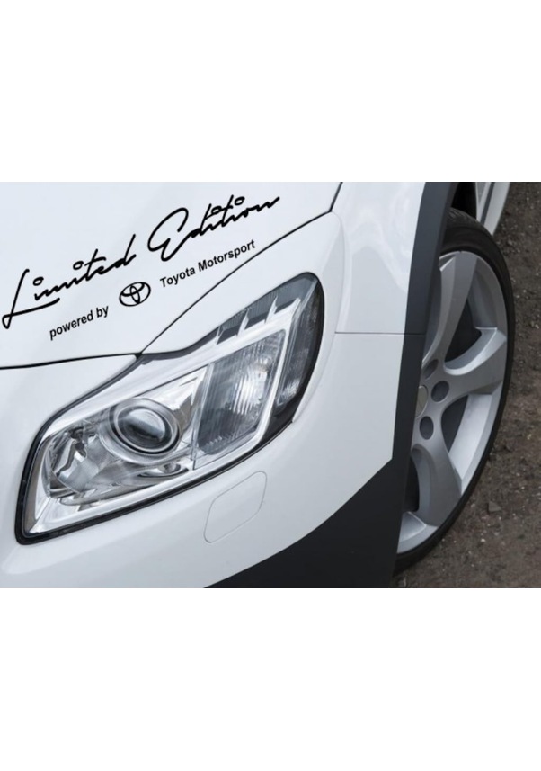 Limited Edition Sınırlı Sayıda Toyota Araba Sticker Yapıştırma Siyah ...